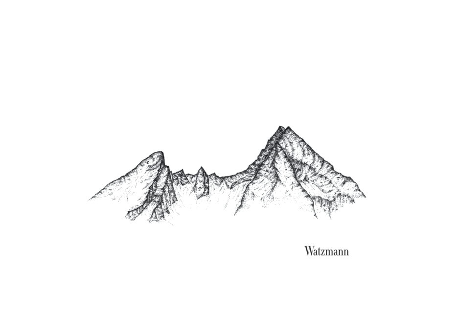 Postkarte »Watzmann« – ulligunde.com